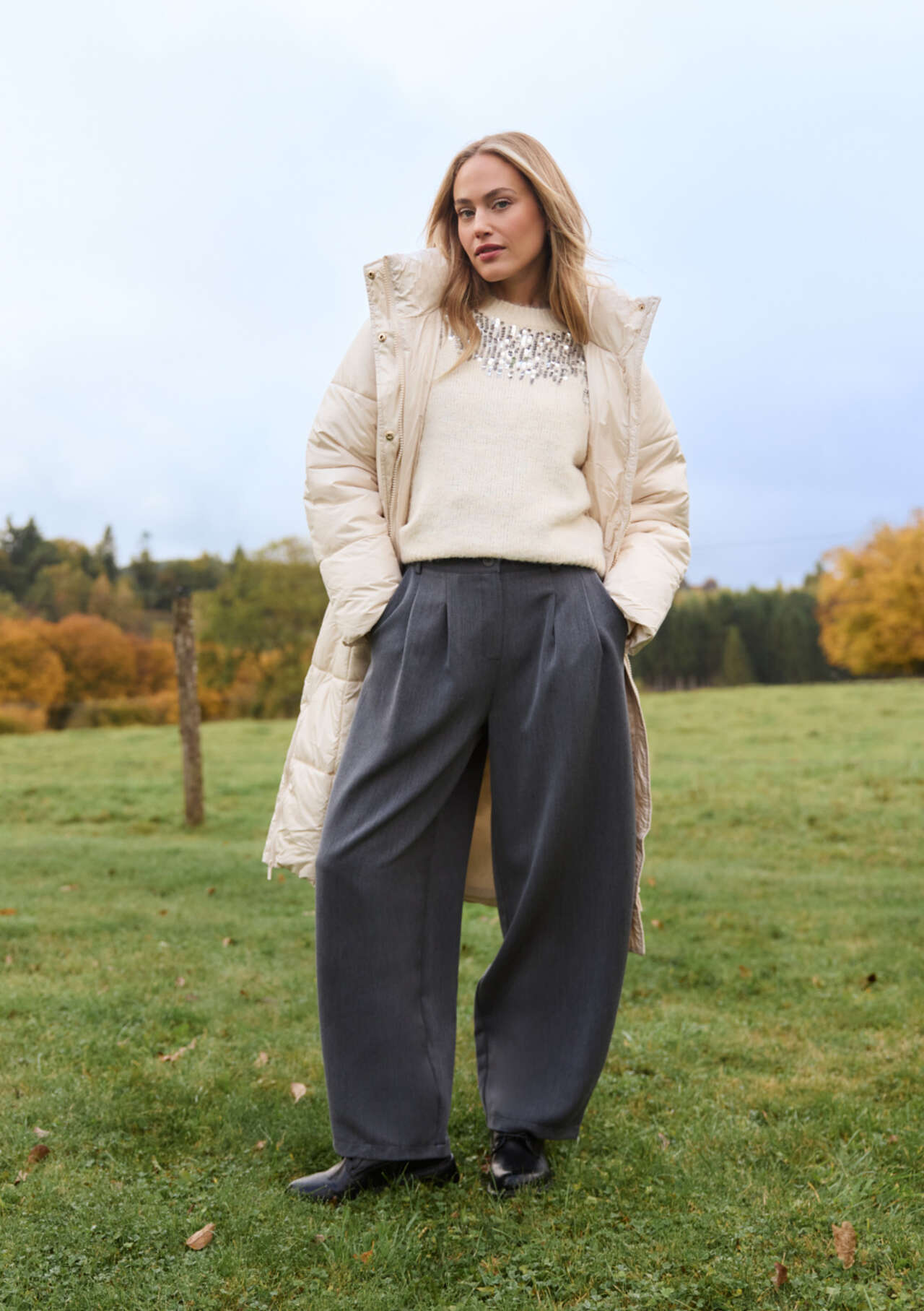 Pantalon en flanelle ample | LolaLiza