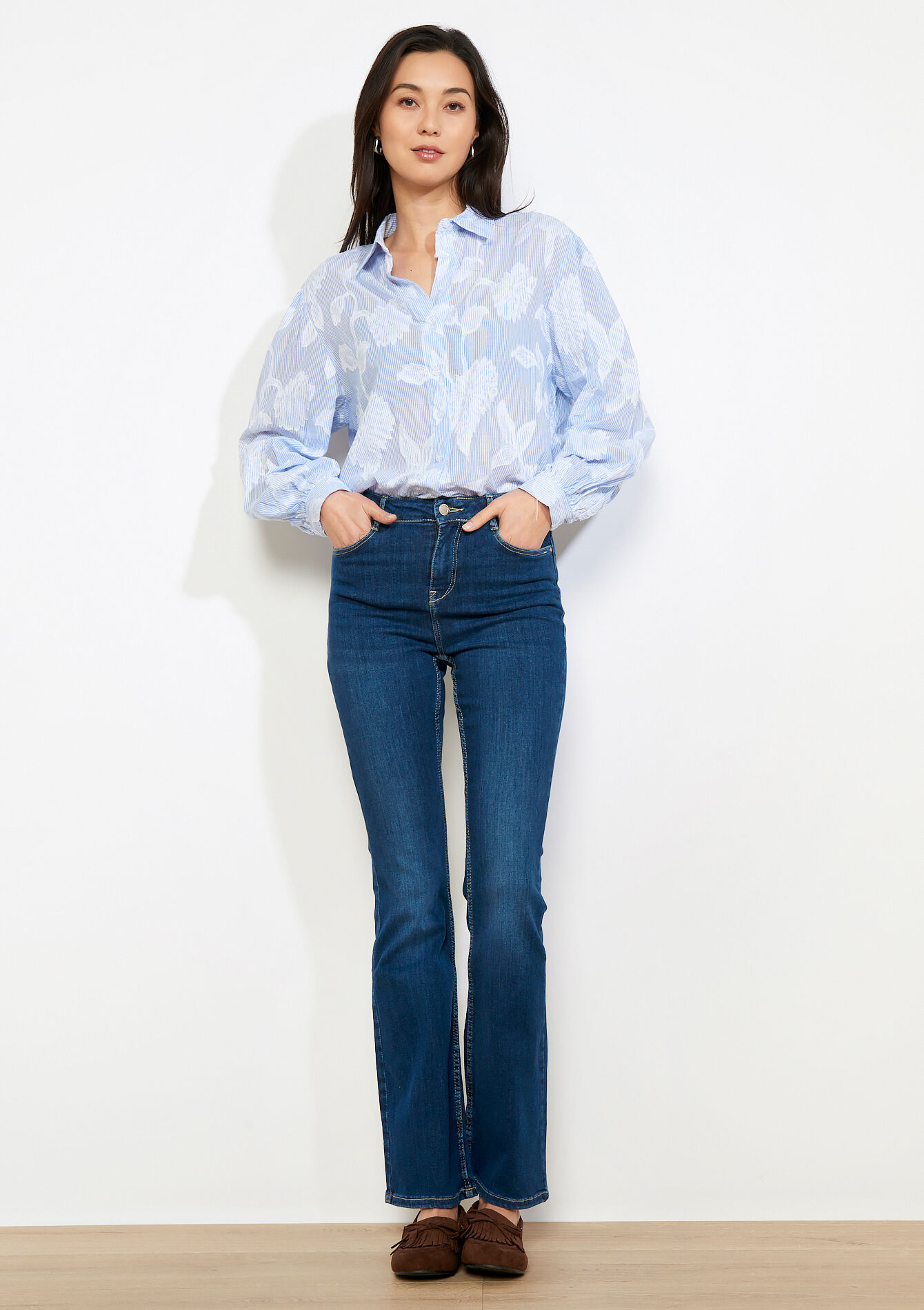 Jean bootcut taille haute | LolaLiza