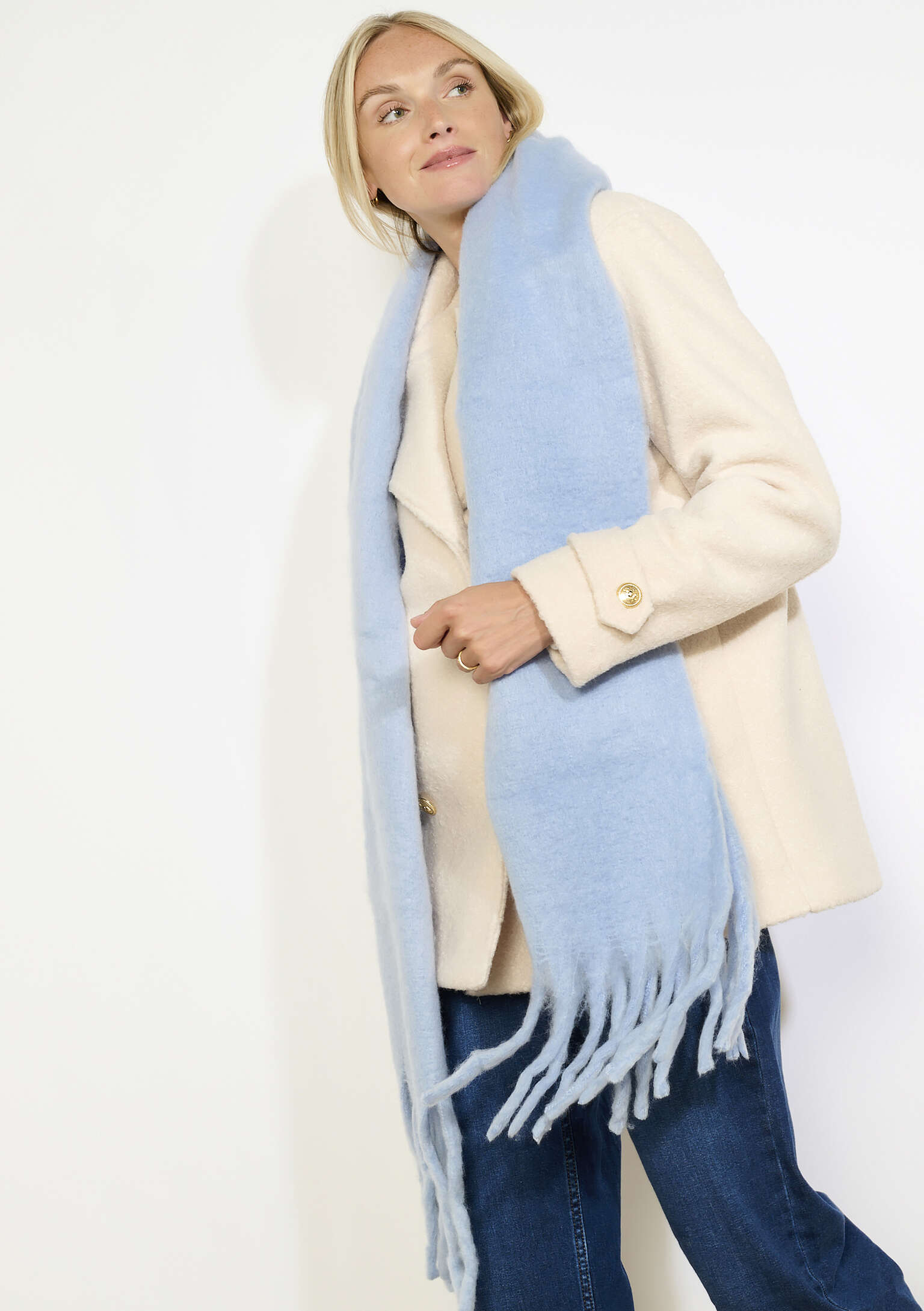 Écharpe longue unie | LolaLiza