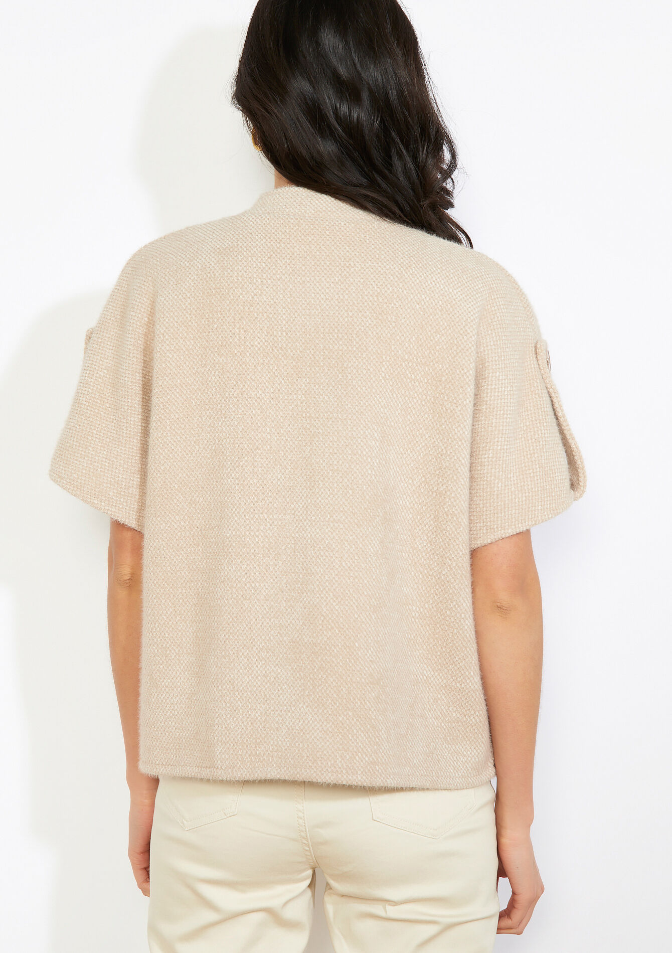 Soft short-sleeve jacket | LolaLiza
