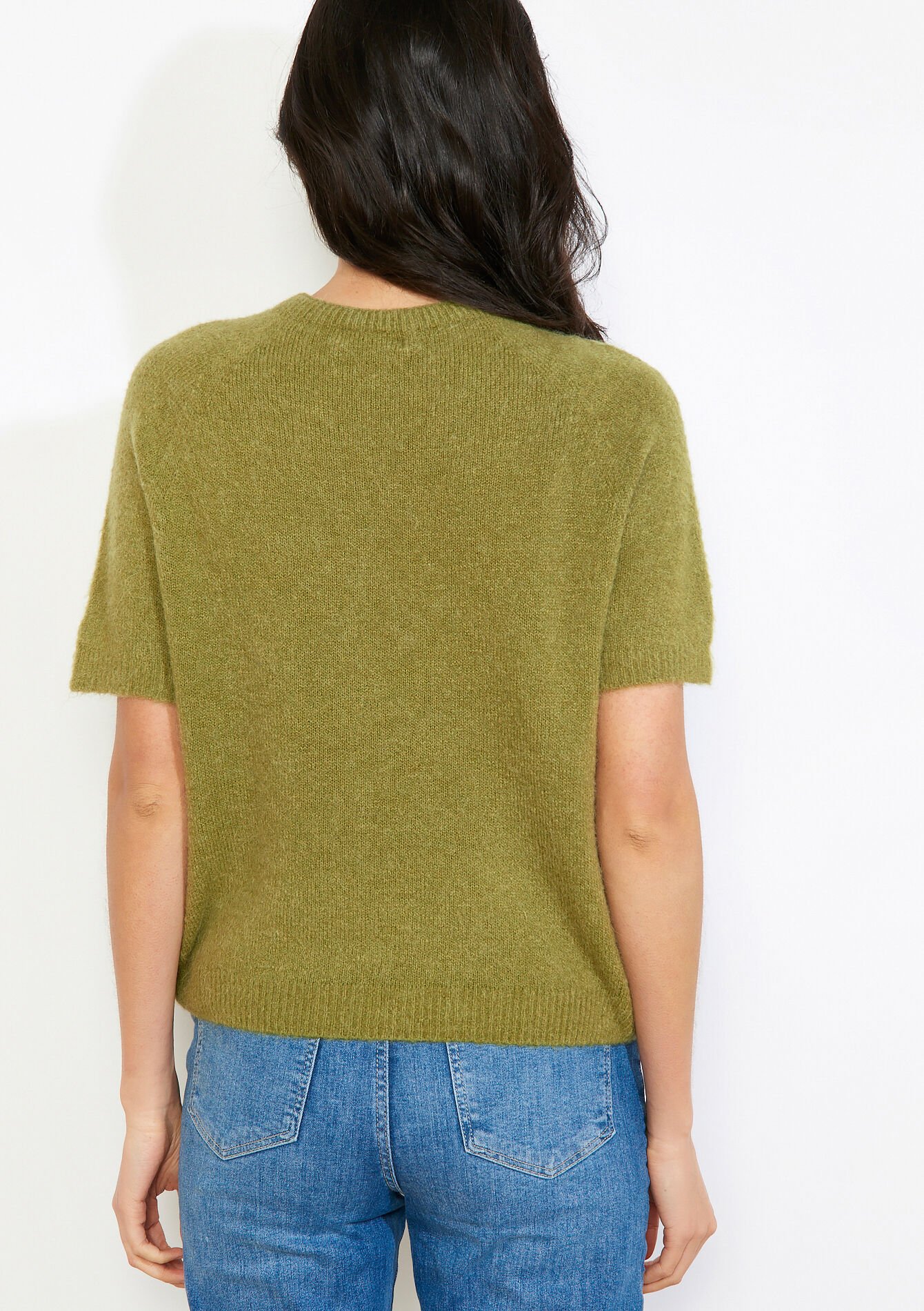 Gebreide trui met korte mouw | LolaLiza