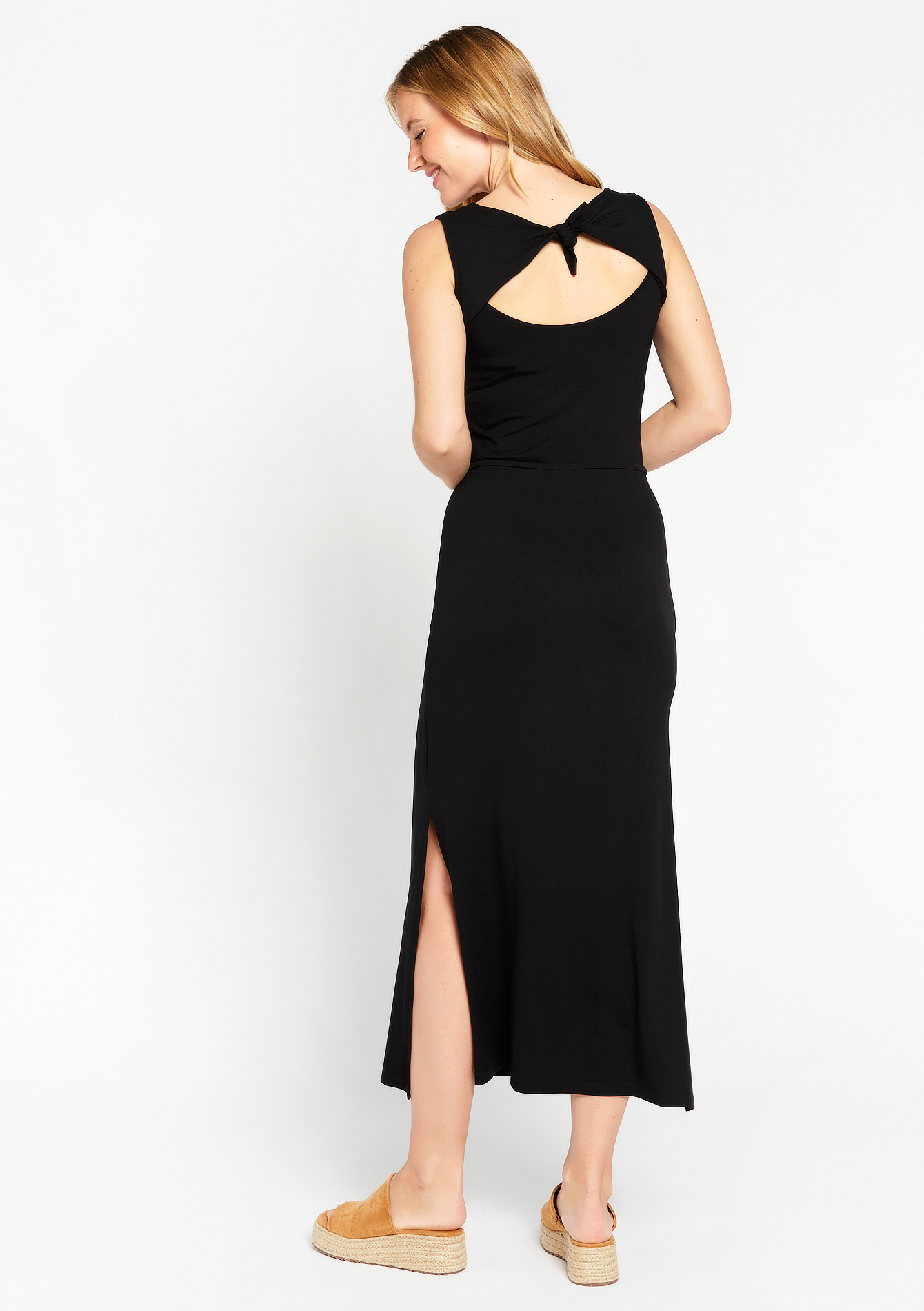 Maxi-jurk met open rug - LolaLiza