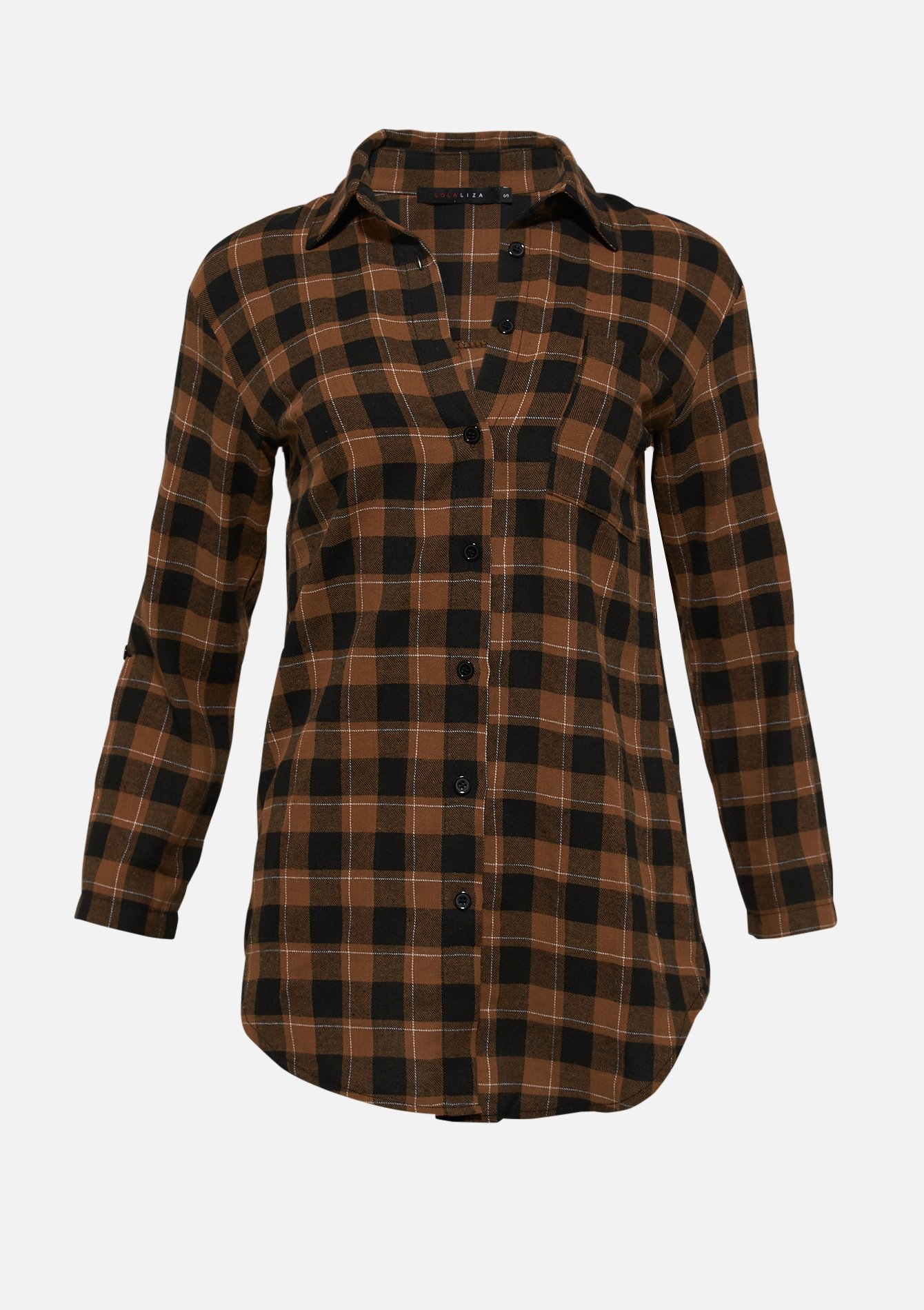 Oversized checkered shirt - LolaLiza