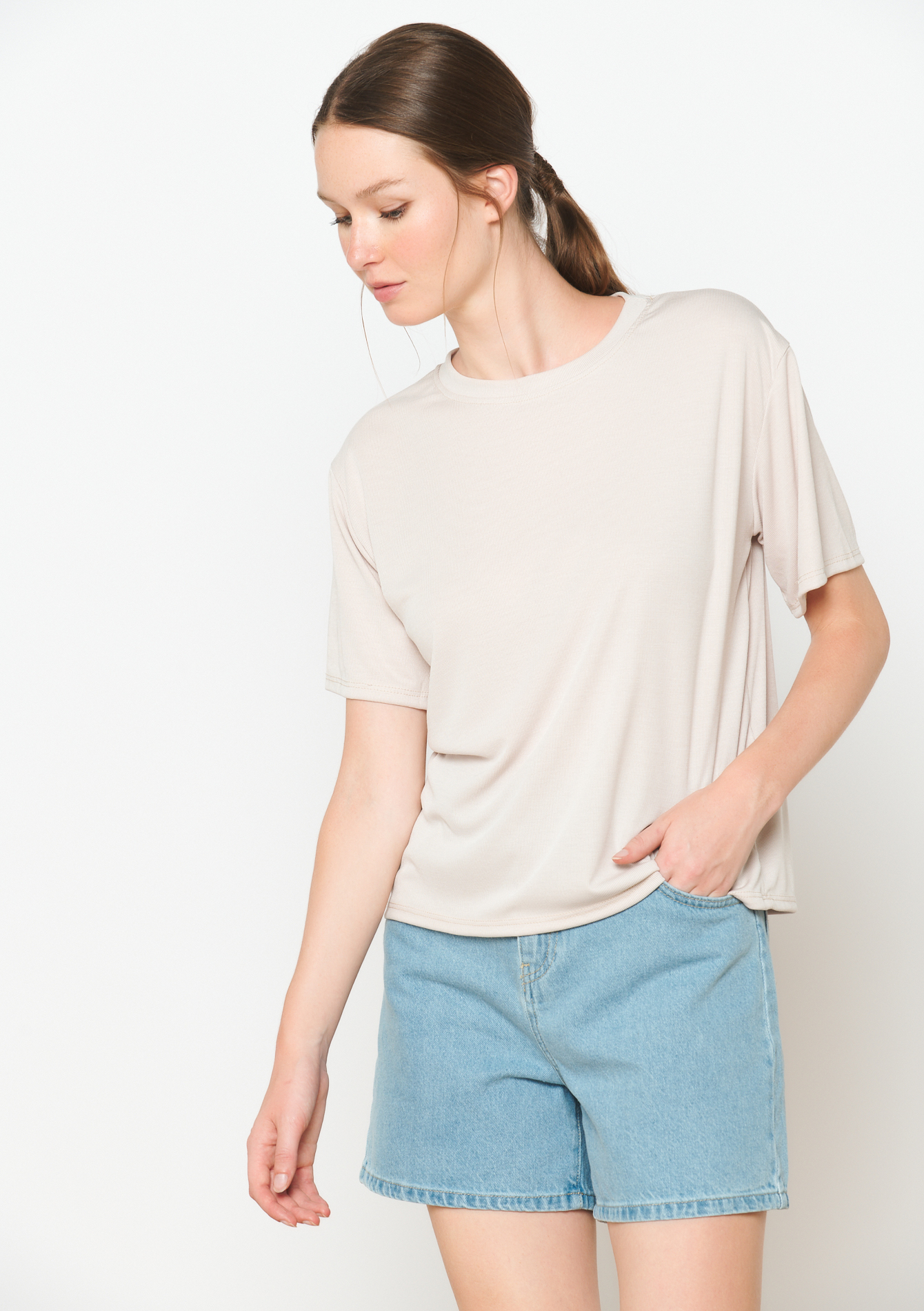 Basic oversized T-shirt - LolaLiza
