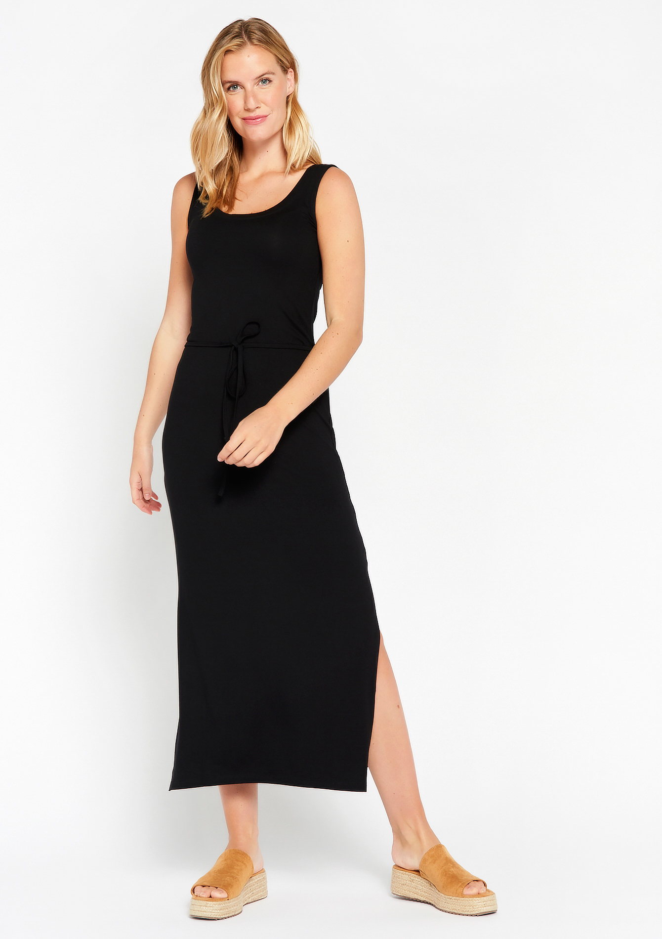 Maxi-jurk met open rug - LolaLiza